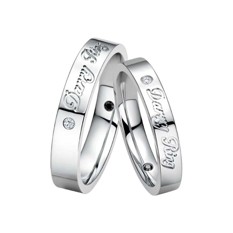 DR Engagement RingsDARRY RINGseries pledge Wedding ringA man can only ...